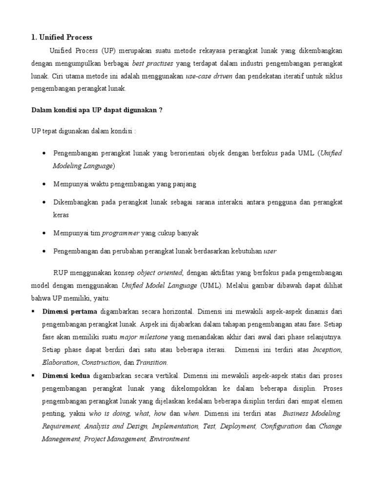 RUP, XP Dan SCRUM | PDF