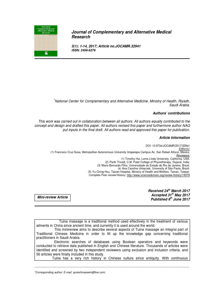Tui_Na_or_Tuina_Massage_A_Minireview_of | PDF | Traditional Chinese ...