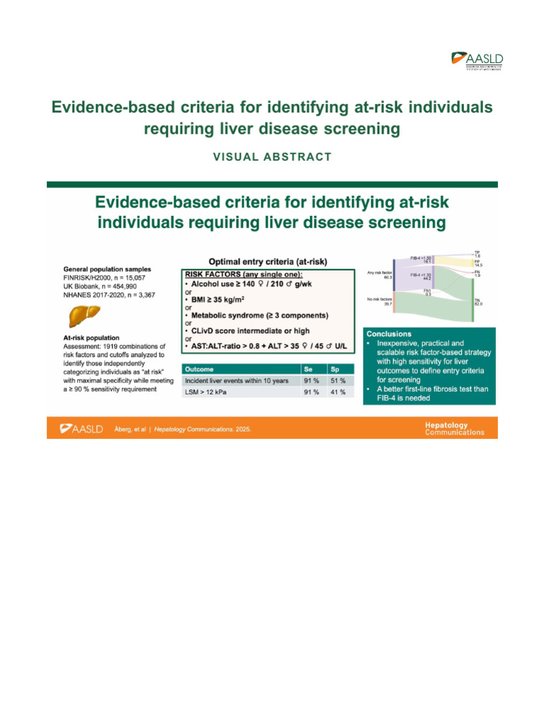 Evidence Based Criteria For Identifying at Risk.6 | PDF | Screening ...