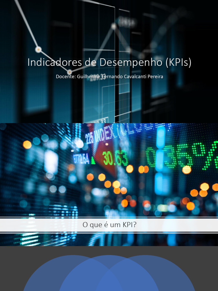Aula 7 Indicadores De Desempenho Kpis Pdf Indicador De