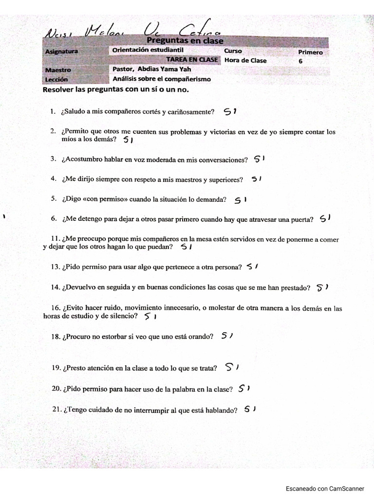 Preguntas en Clase 2. Meli | PDF