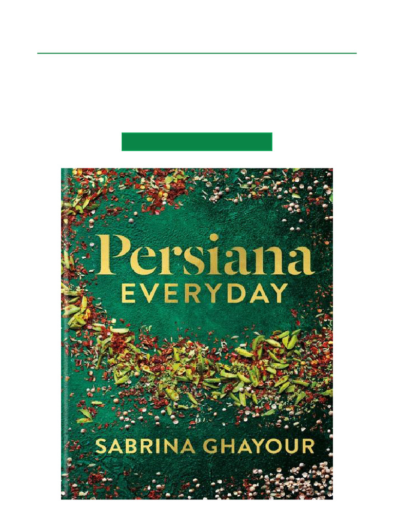 Download Persiana Everyday Cookbook | PDF