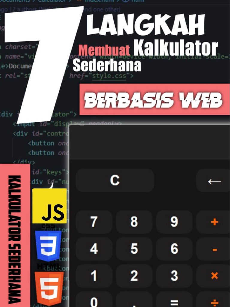 7 Langkah Membuat Kalkulator Sederhana Berbasis Web | PDF