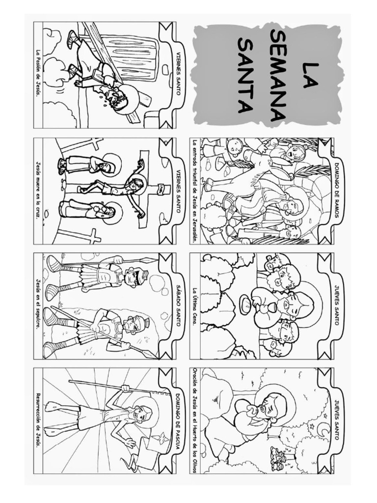 Semana Santa para Colorear | PDF