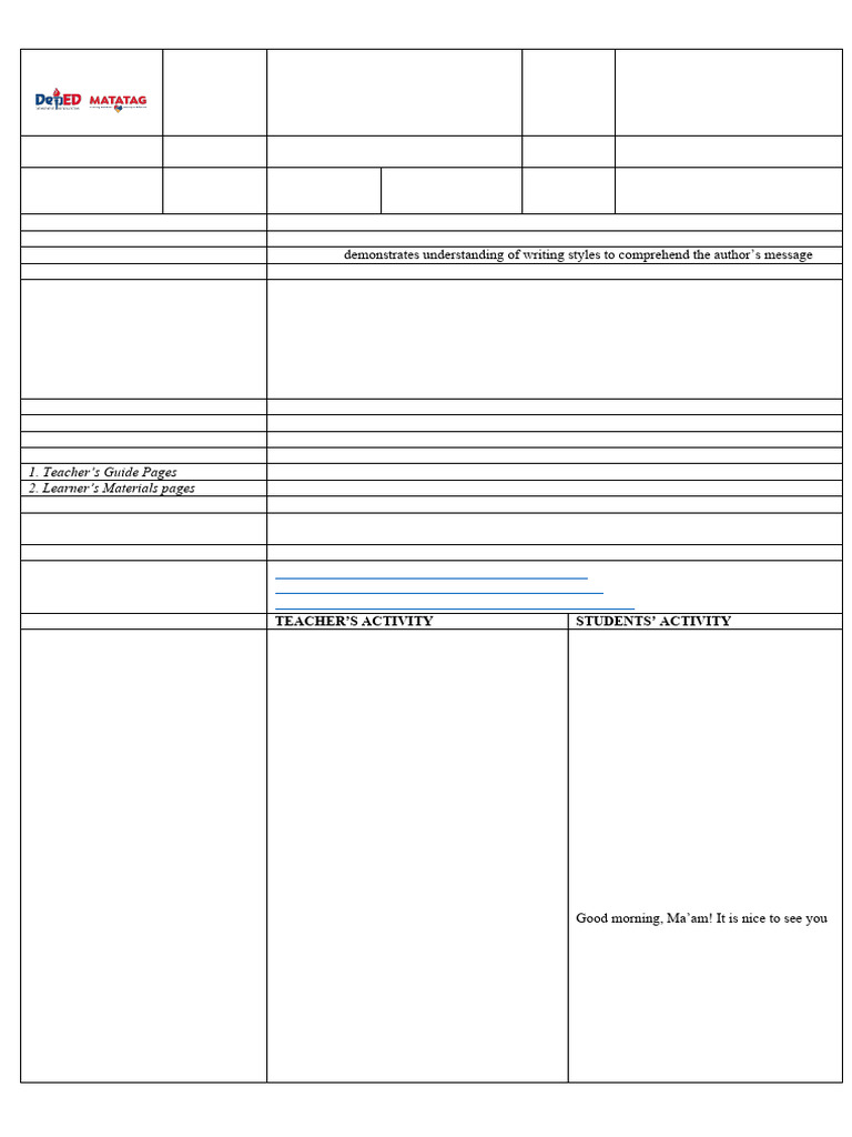 DLP English Bible Stories | PDF | Learning | Plot (Narrative)