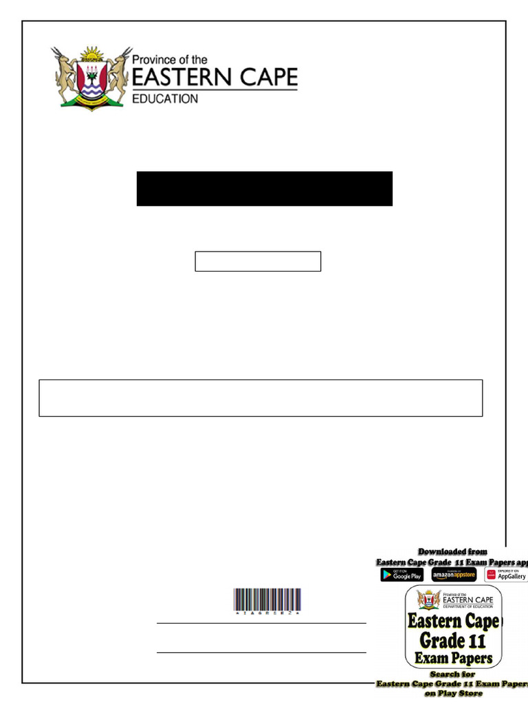 Agrsc p2 Gr11 QP Eng Nov2015 | PDF | Agriculture | Plant Nutrition