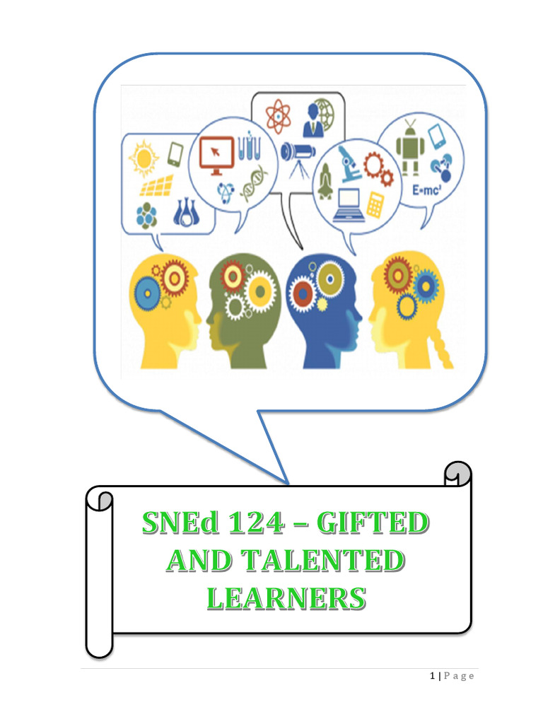 SNEd 124 Course Overview and Module 3 LESSON 3 1 | PDF | Gifted ...