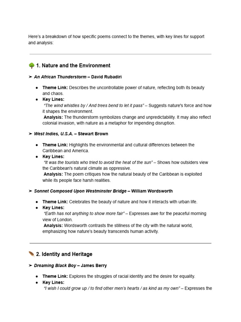 Poems - Analysis and Evidence | PDF | Death | Love