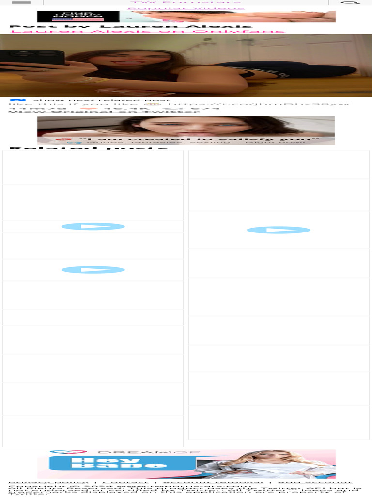 TW Pornstars - Lauren Alexis. Twitter. Like This If You Like ?. 1200 PM ...