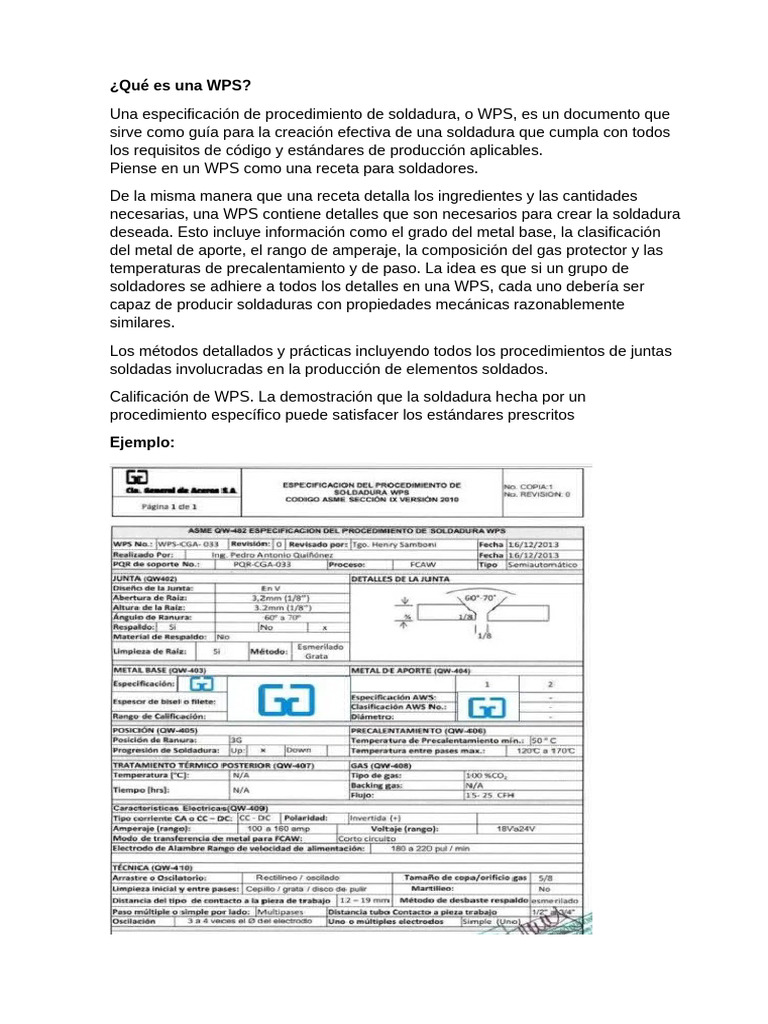 Significados de WPS Y PQR, WPQ | PDF | Soldadura | Construcción