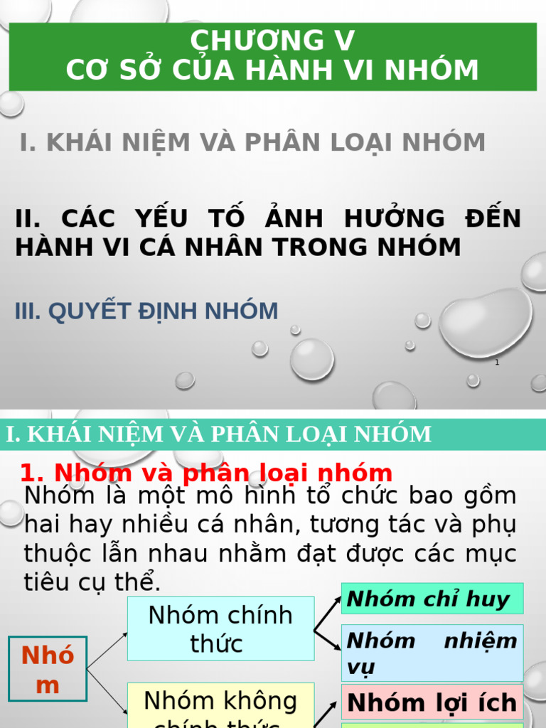 Bai Giang PP - Chuong 5 Cơ S C A Hành VI Nhóm | PDF