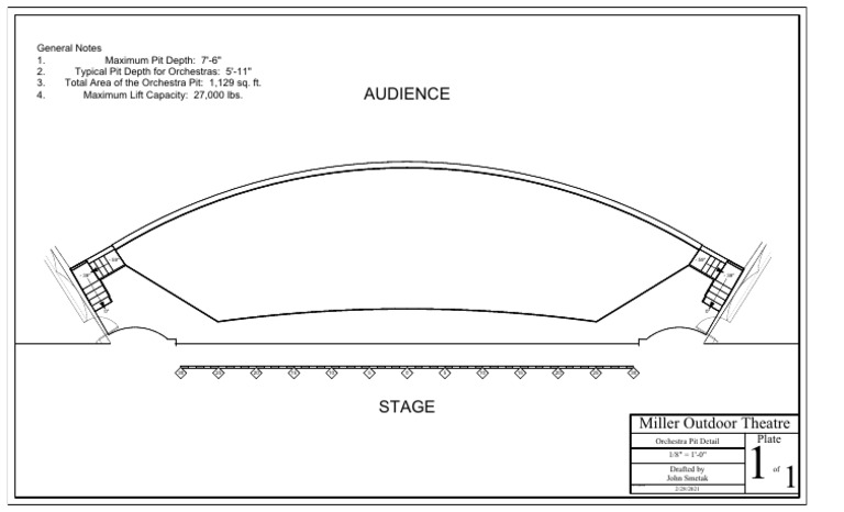 Orchestra Pit Dimensions and Design | PDF