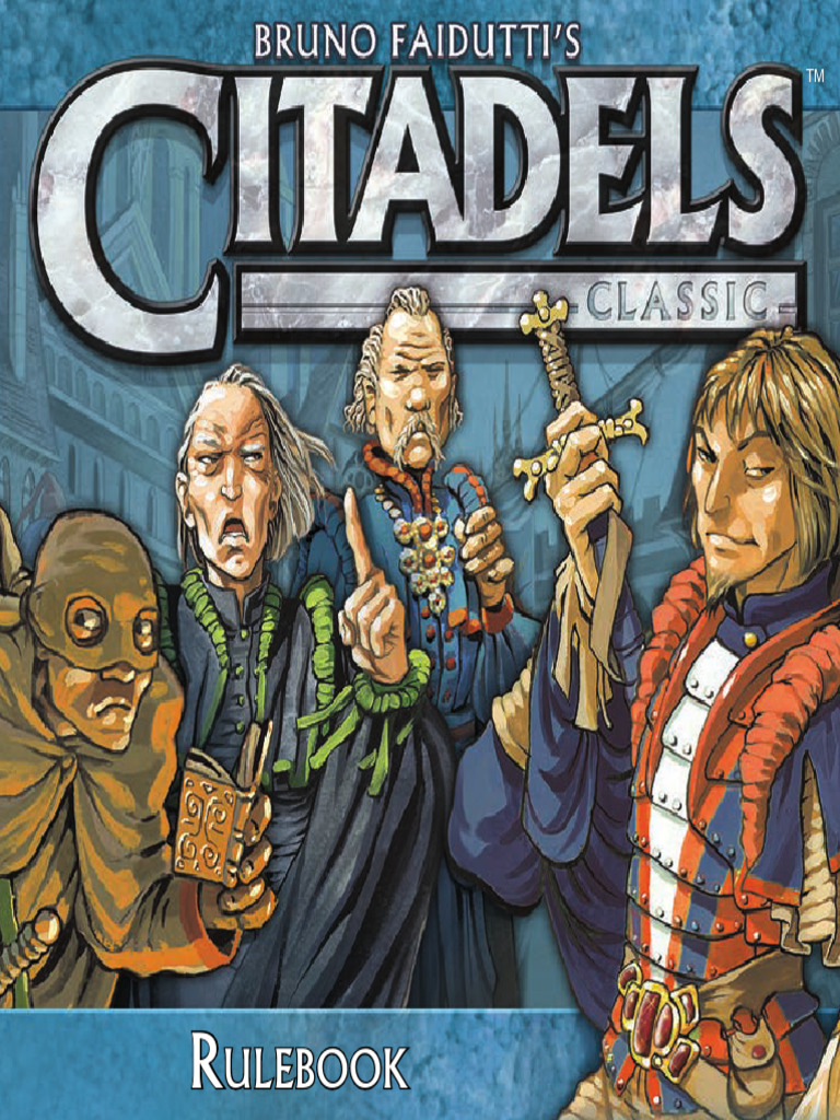 Citadels Classic Game Rules | PDF | Tabletop Games | Games Of Chance