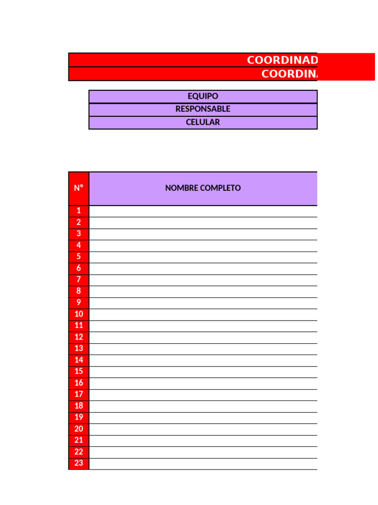 Listado de Control Electoral | PDF