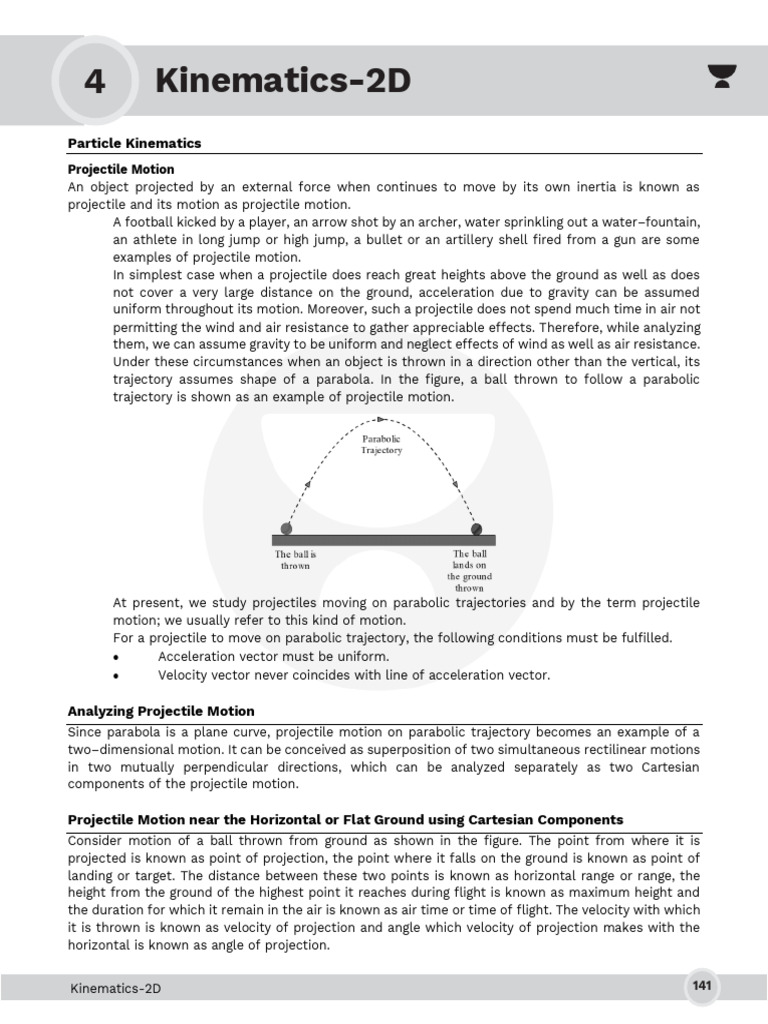 Understanding 2D Projectile Motion | PDF | Acceleration | Physical Phenomena