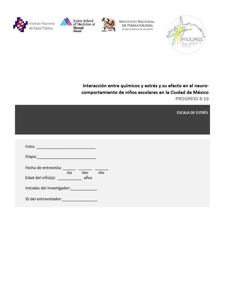 01.Q - Estrés - PROGRESS COV | PDF