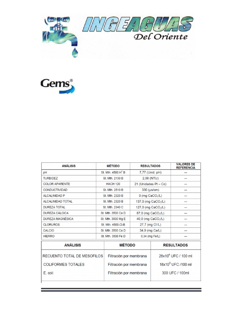 Ia 1011232 - Sistema Tratamiento en Sitio Gems | PDF | Filtración