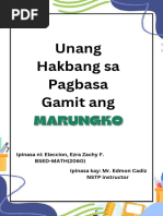 Pagsasanay Sa Pagbasa NG Pangungusap (Level 1) | PDF
