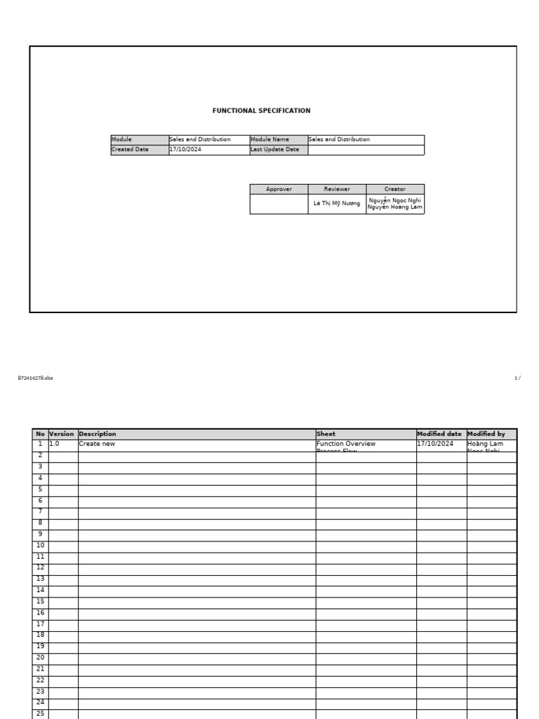 GFA24SAP04 Functional Specification | PDF | Computing | Software