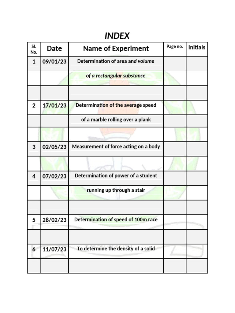 Physics Lab Experiment Logbook | PDF