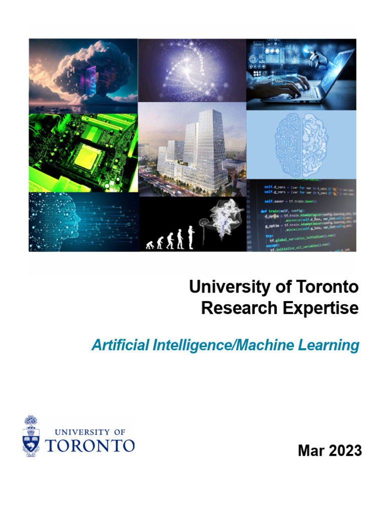UofT Expertise Category AI Mar 2023 | PDF | Machine Learning | Artificial Intelligence