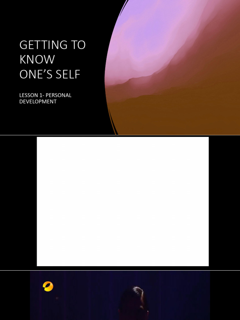 GETTING-TO-KNOW-ONES-SELF | PDF | Self Esteem | Awareness