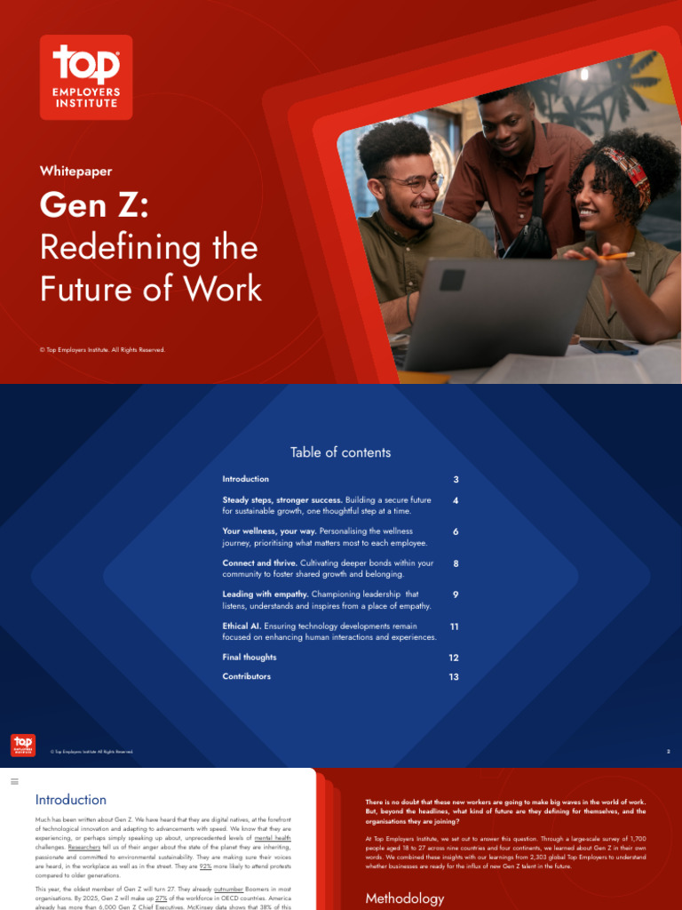 TEI GenZ Whitepaper | PDF | Cost Of Living | Leadership