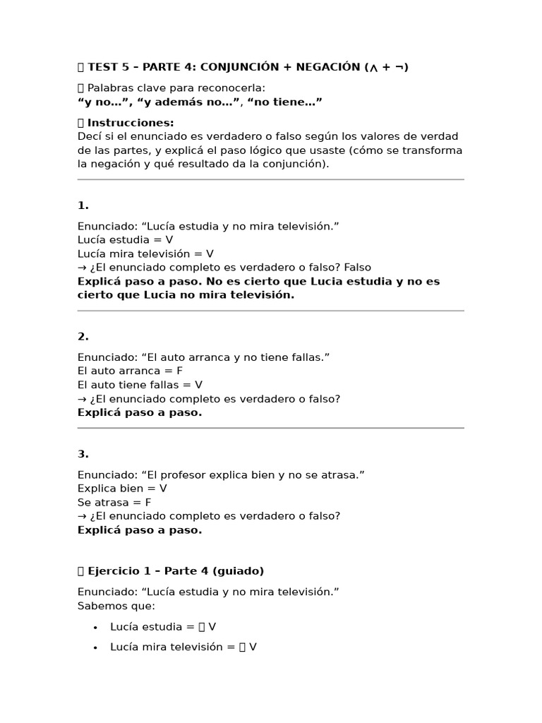 Conjunción y Negación en Lógica | PDF | Lógica matemática | Lógica