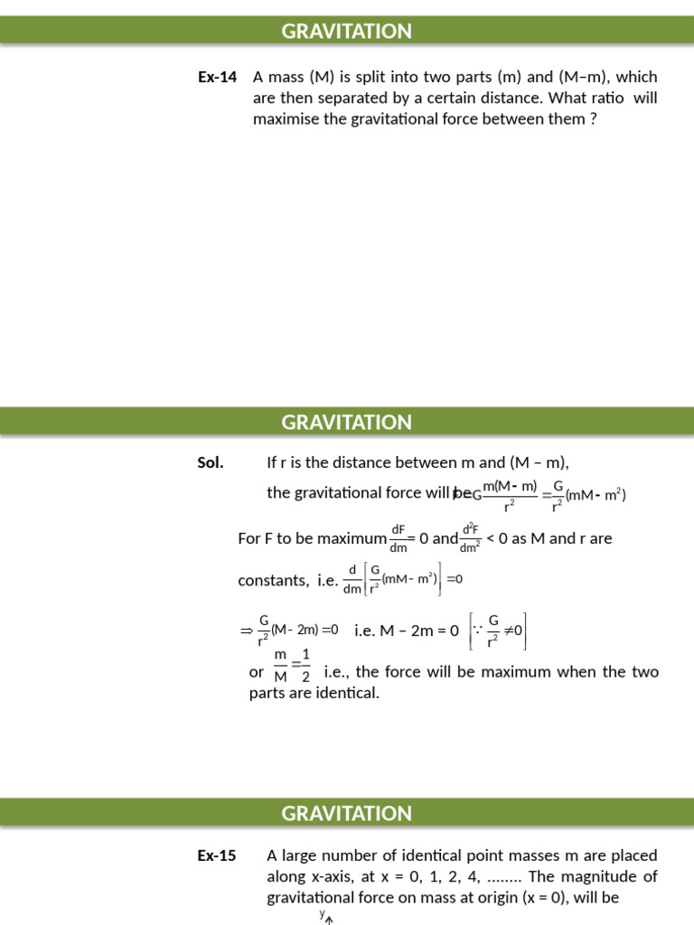 Gravitational Forces | PDF | Gravity | Rotation