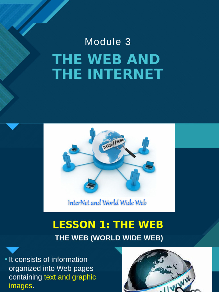 MODULE 3 Powerpoint For GEED 012 | PDF | World Wide Web | Internet & Web
