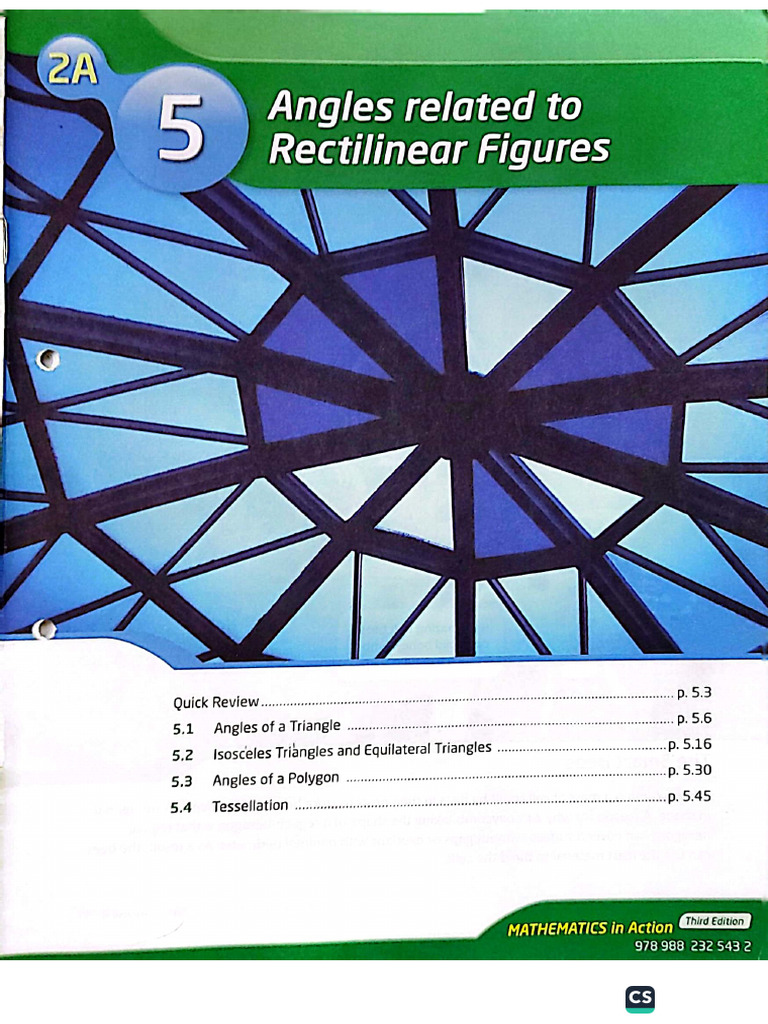 ch5 Angles Related To Rectilinear Figures | PDF