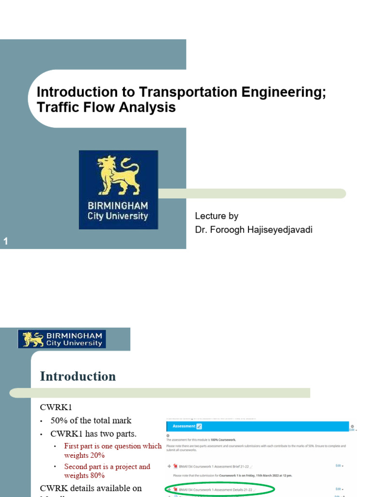 Traffic Flow Analysis Overview | PDF | Traffic | Speed