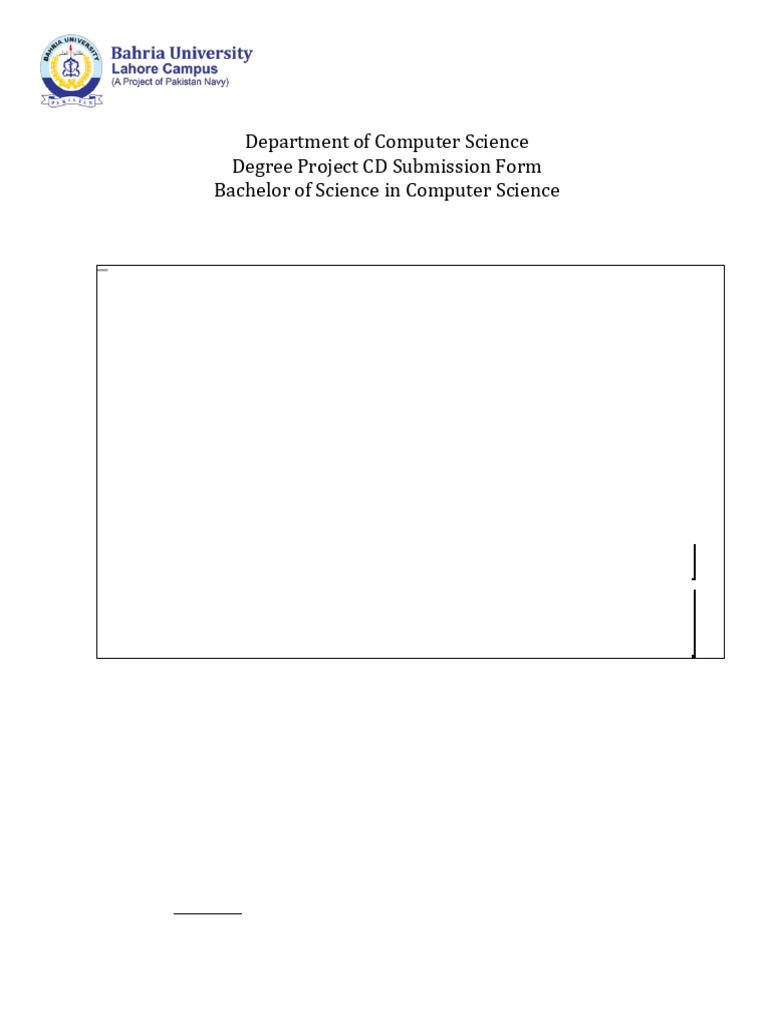 CD Form (Filled) | PDF