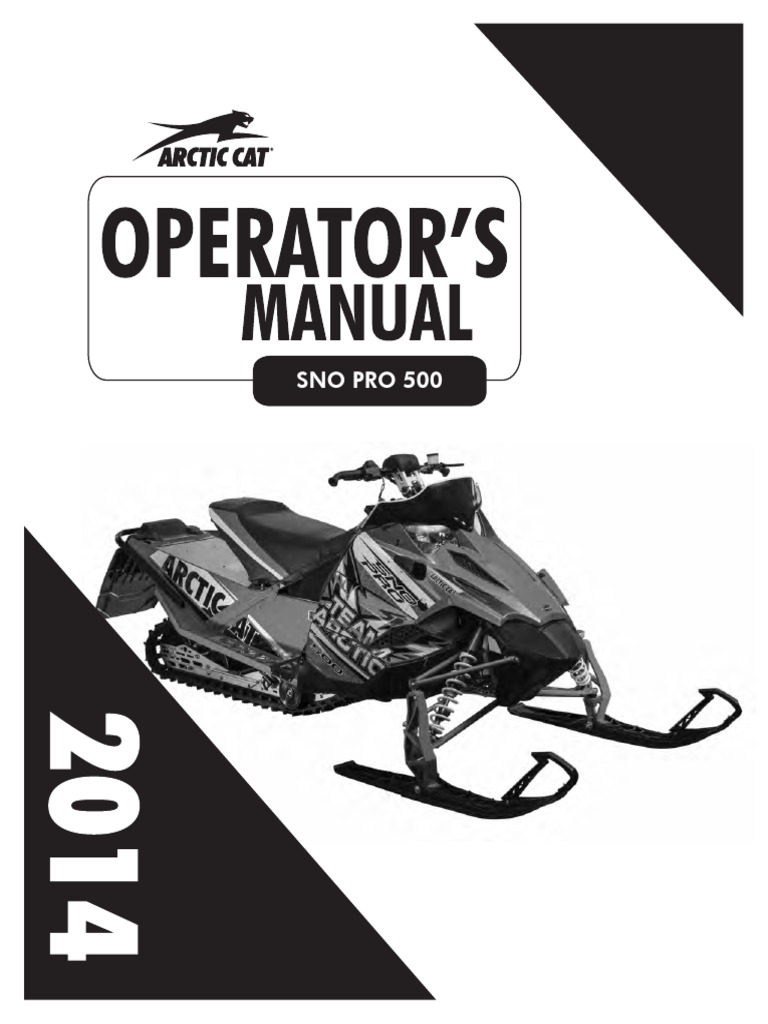 2014 Sno Pro 500 | PDF | Piston | Brake