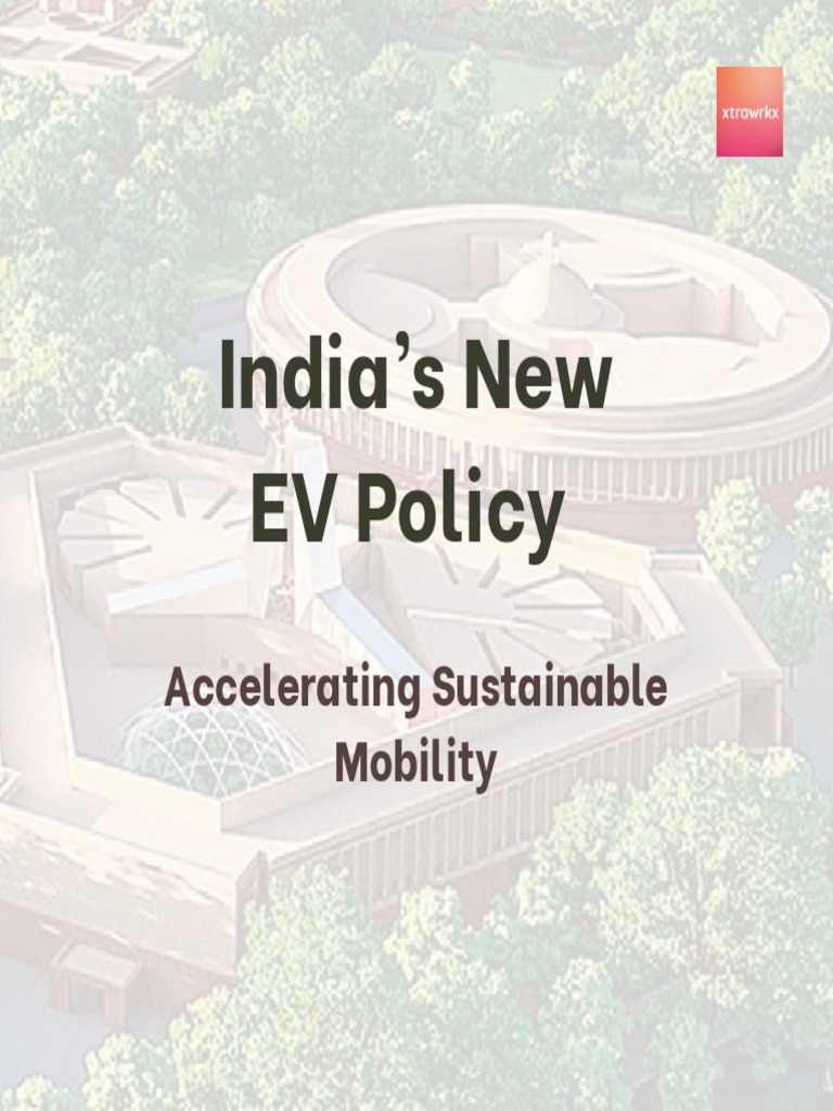 India EV Policy 2024: Import Duty Cuts | PDF