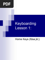 Beginner Typing Lesson 1 - LEARN TYPING | PDF | Computer Keyboard ...