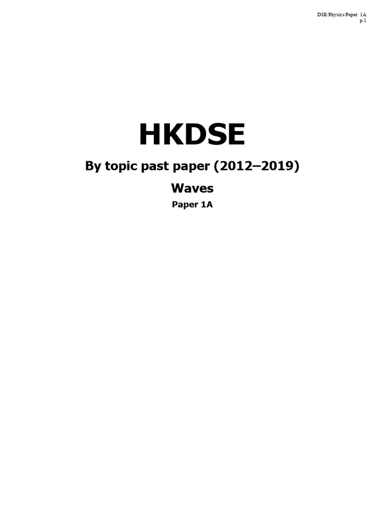 1A Waves | PDF