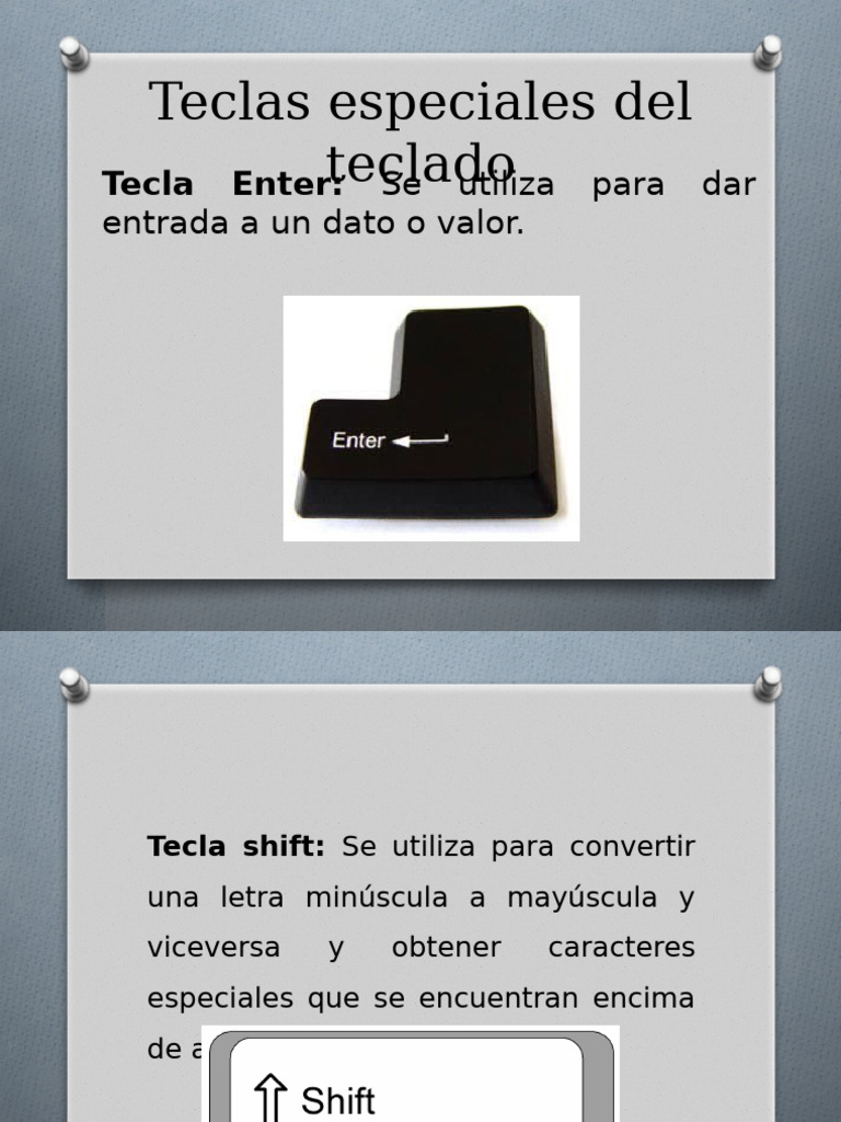 Material de Estudio - Teclas Especiales Del Teclado | PDF | Ventana ...