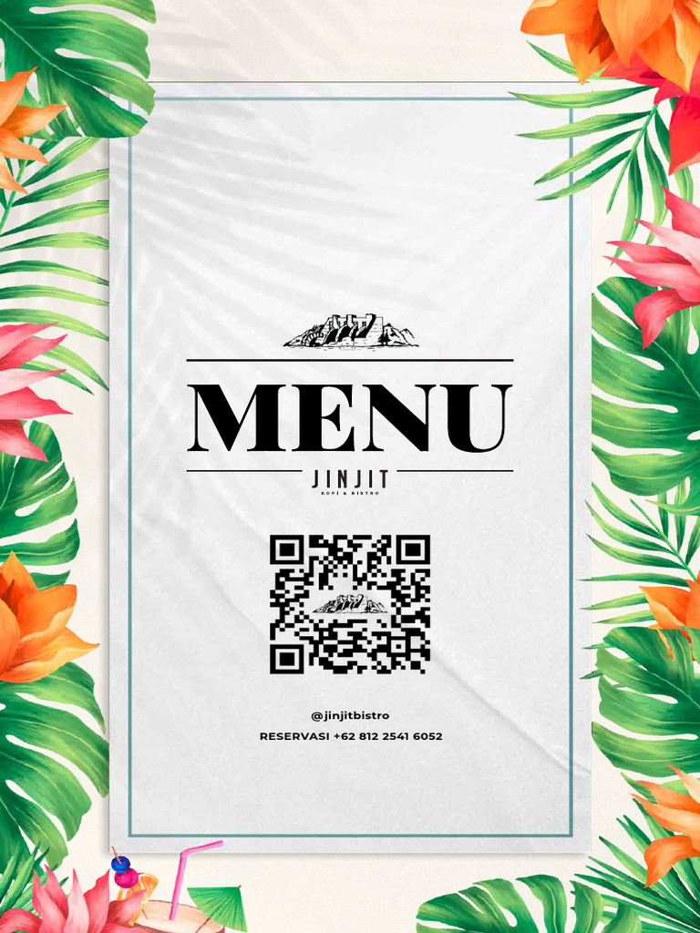 Jinjit Coffee & Bistro Menu Overview | PDF | Indonesian Cuisine | Foods