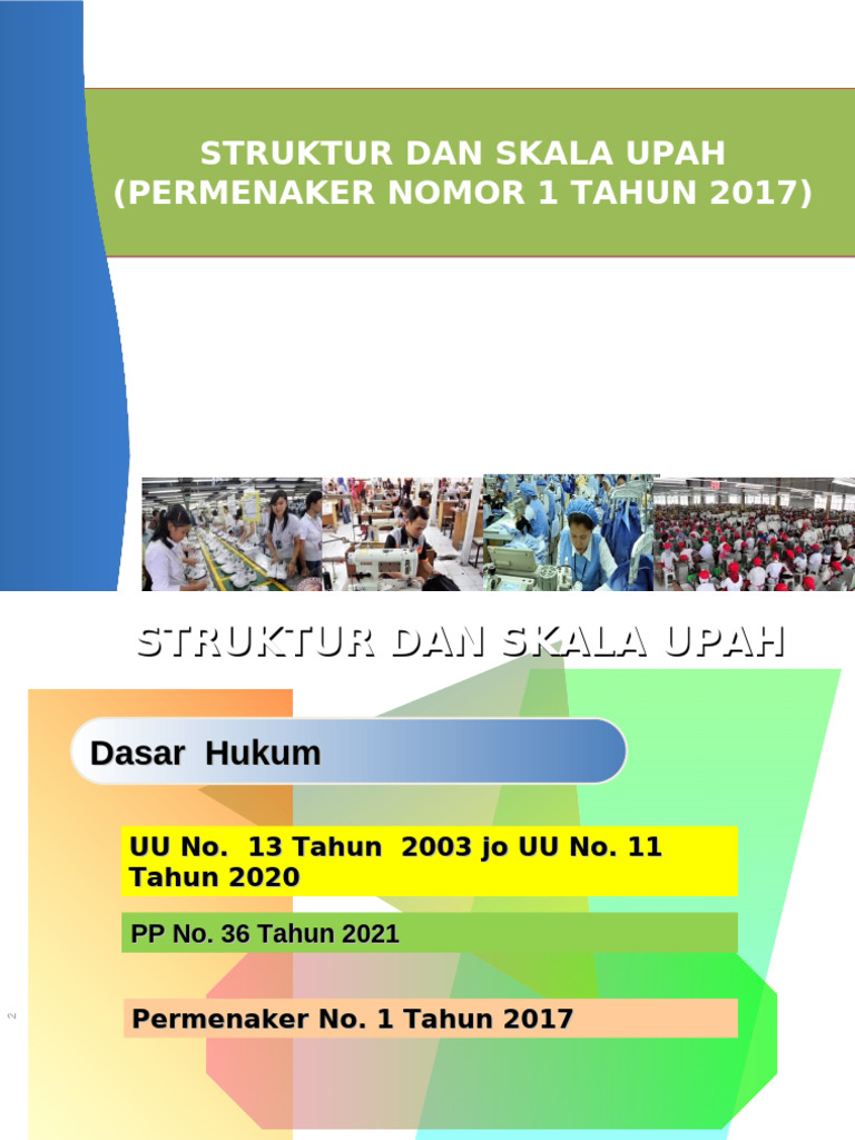 Materi Struktur Skala Upah | PDF