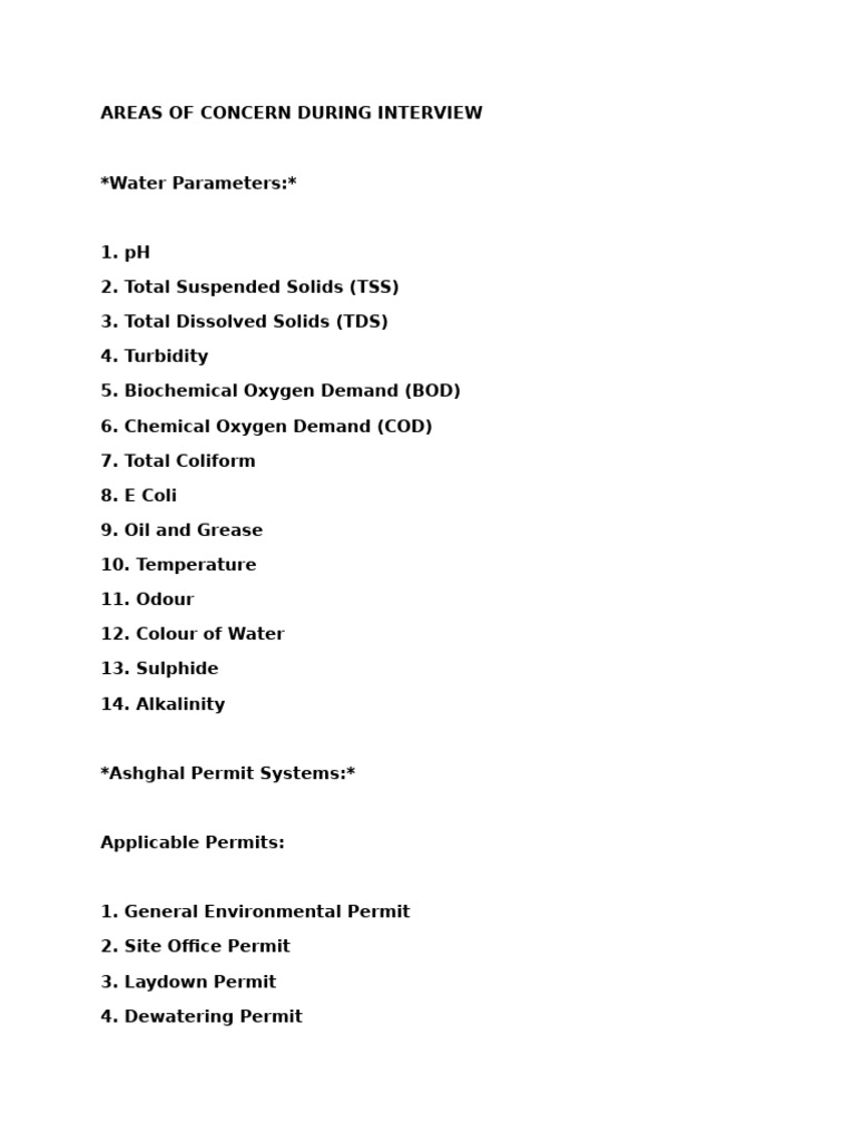 Environmental Management Interview Questions and Answers | PDF ...