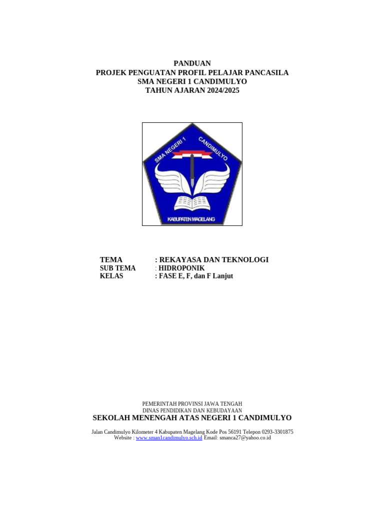 p5 - Rekayasa Dan Teknologi (Hidroponik) | PDF
