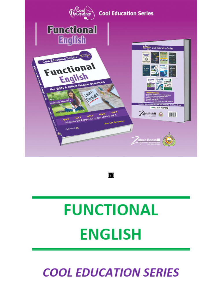 Functional English for BS Semester 1 | PDF | English Language | Verb