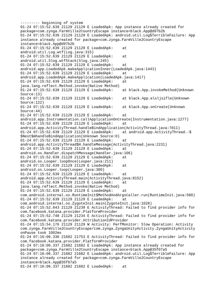 Log Mod - Com.zynga.farmVille2CountryEscape | PDF | Java (Programming Language) | Computing