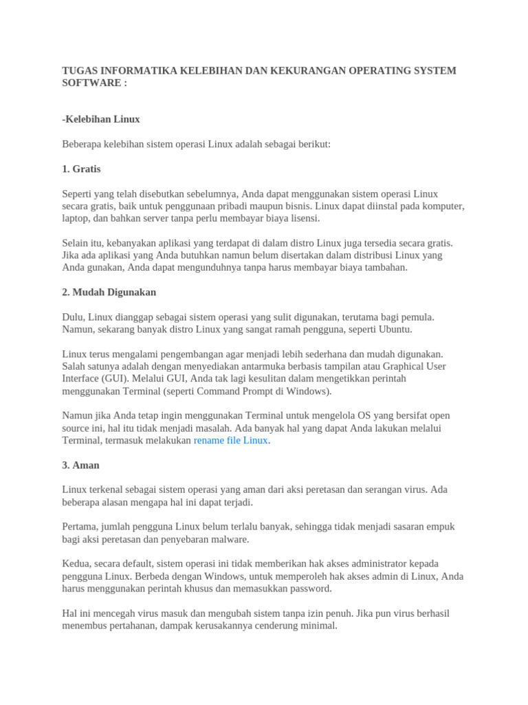 TUGAS INFORMATIKA | PDF