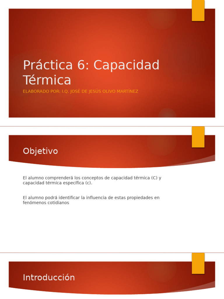 Capacidad Térmica y Específica en Experimentos | PDF | Temperatura | Calor