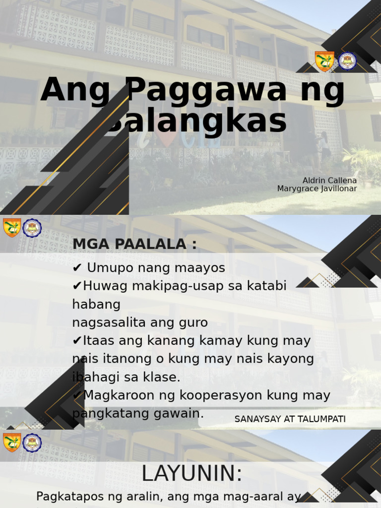 Paggawa NG Balangkas | PDF