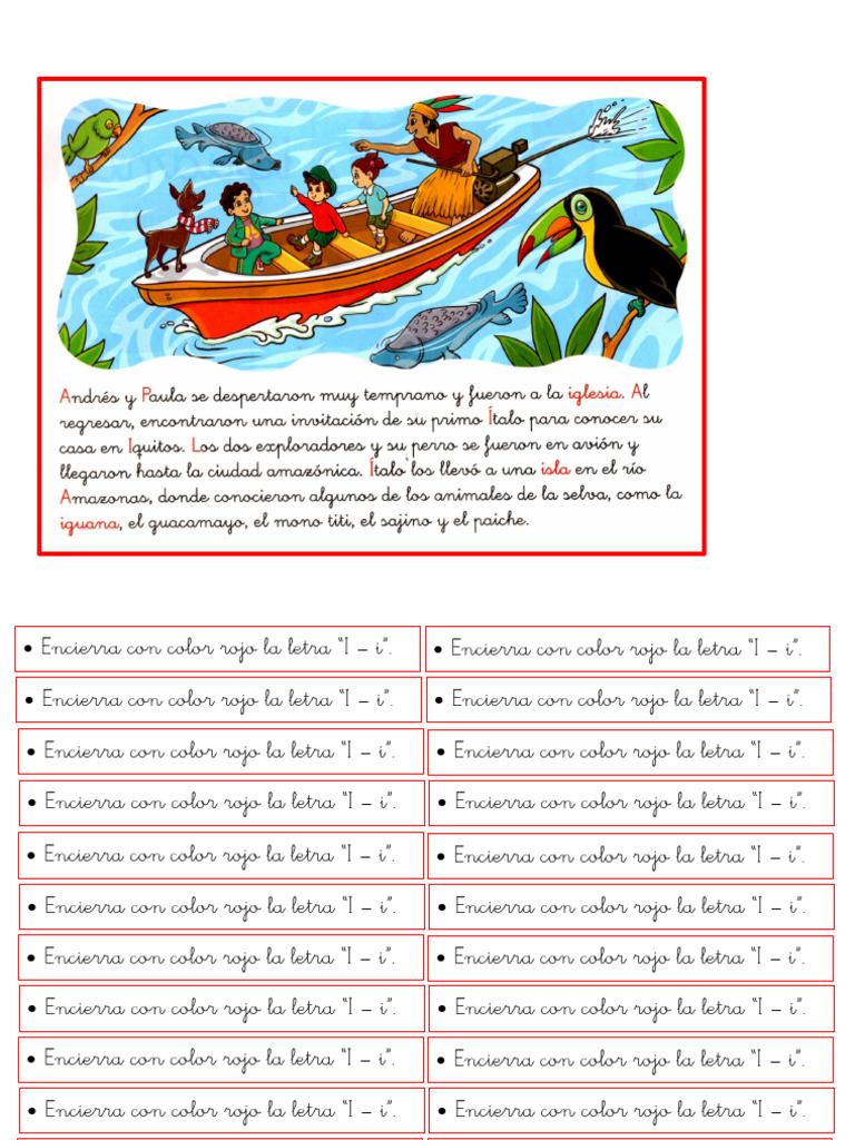 4.-Cuento Letra I | PDF
