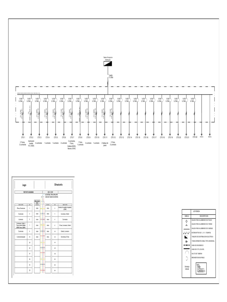 Electrico - V1 Con Diagrama Unifilar-Plano - 01 | PDF | Ingenieria ...