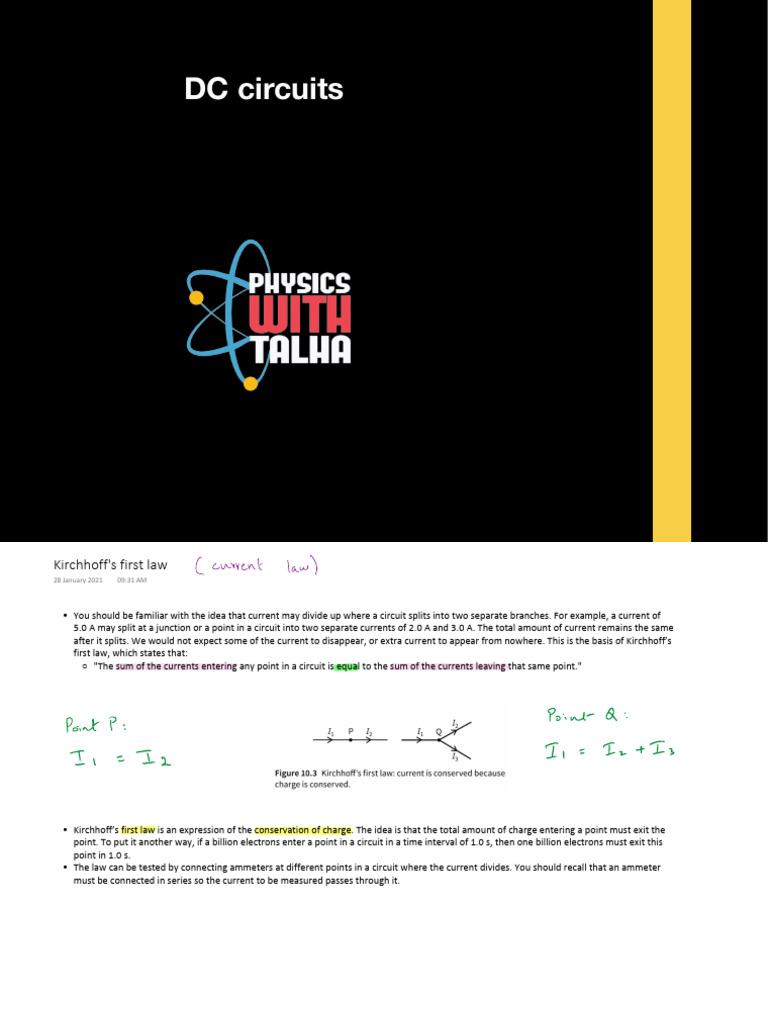 DC Circuits | PDF | Electrical Equipment | Analog Circuits